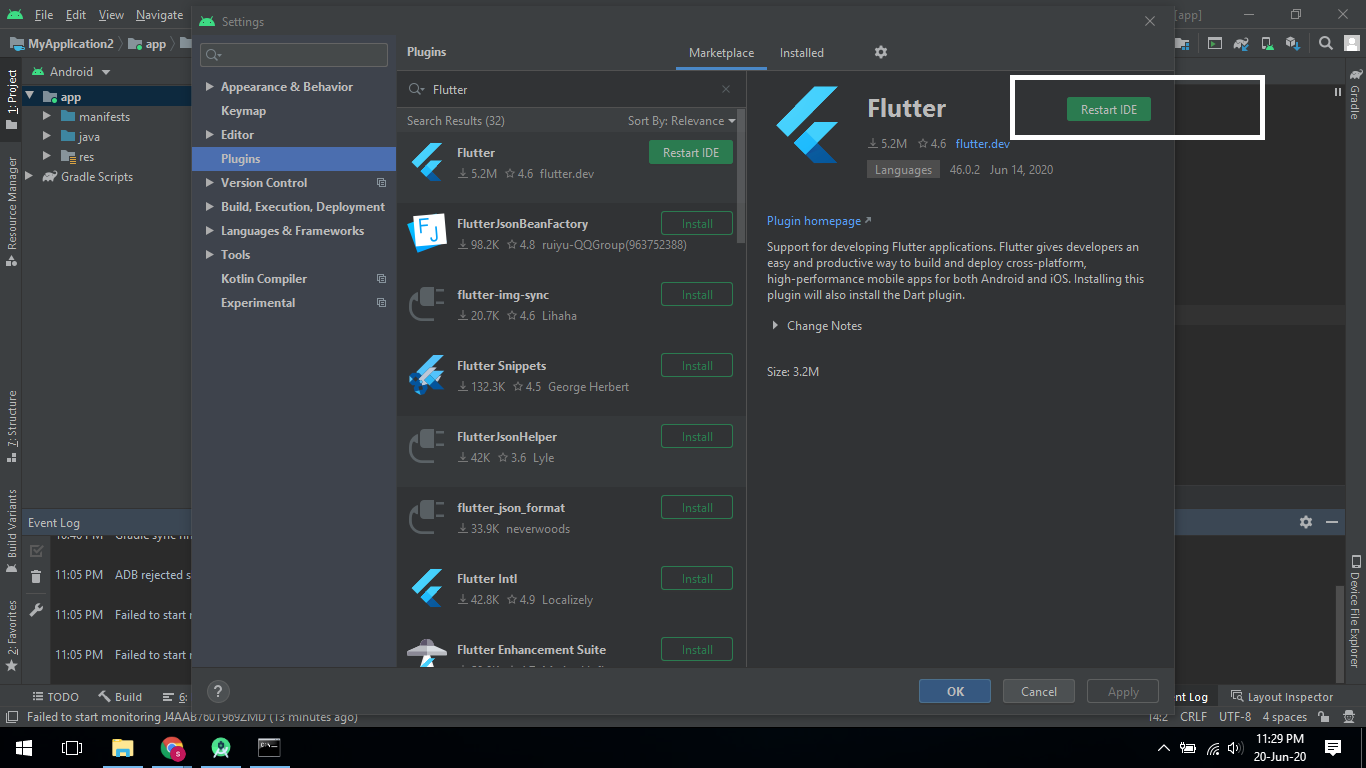 Installation of Flutter in Windows – FlutterAnt